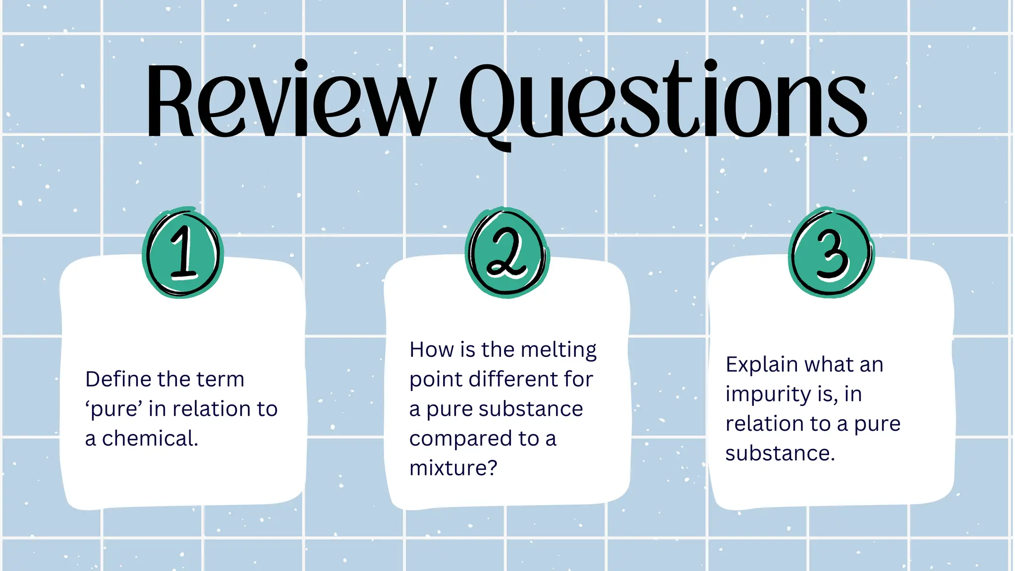 Pure and Impure Substances Presentation in a Bold Blue Style_20250923 ...