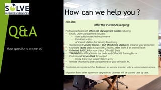 Pure Bookkeeping Webinar, Productivity and Security with Microsoft ...