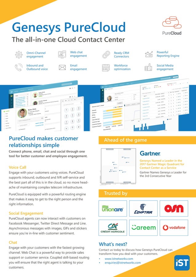 Genesys PureCloud By IST Egypt | PDF | Cloud Computing | Internet
