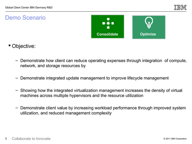 IBM PureFlex System Live Demo Outline: A scenario | PPT