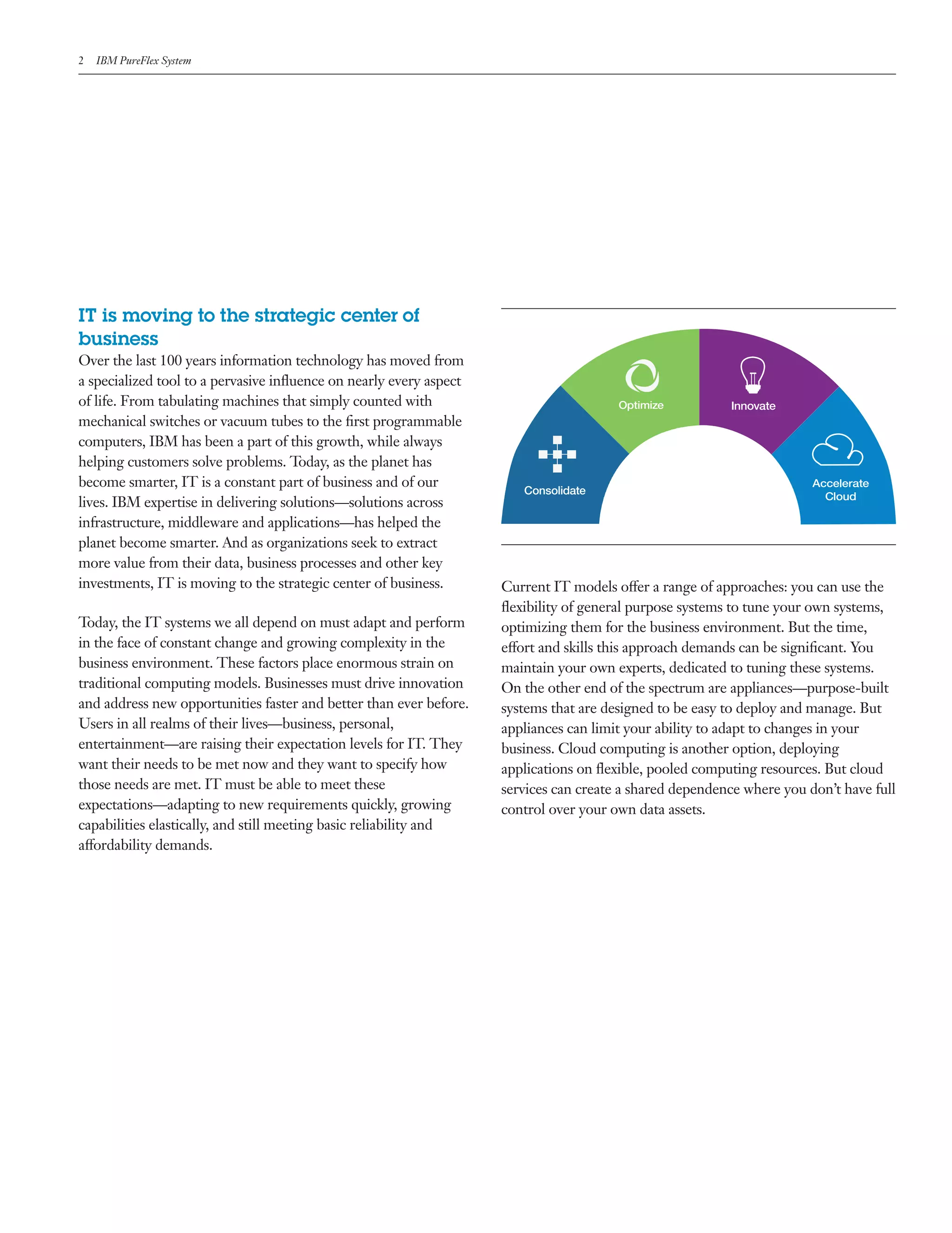 IBM Pureflex product brochure | PDF