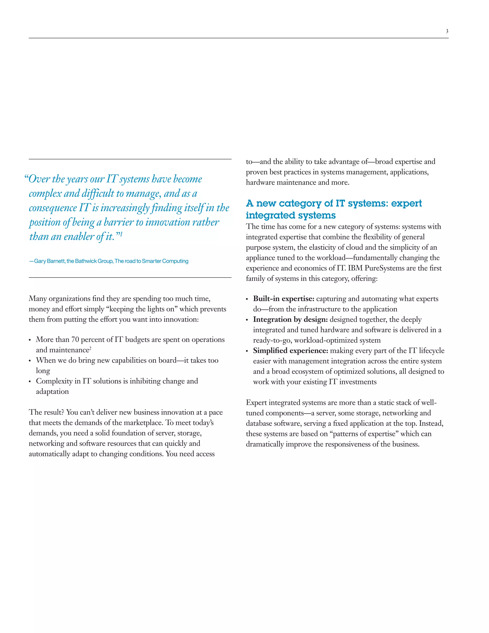 IBM Pureflex product brochure | PDF