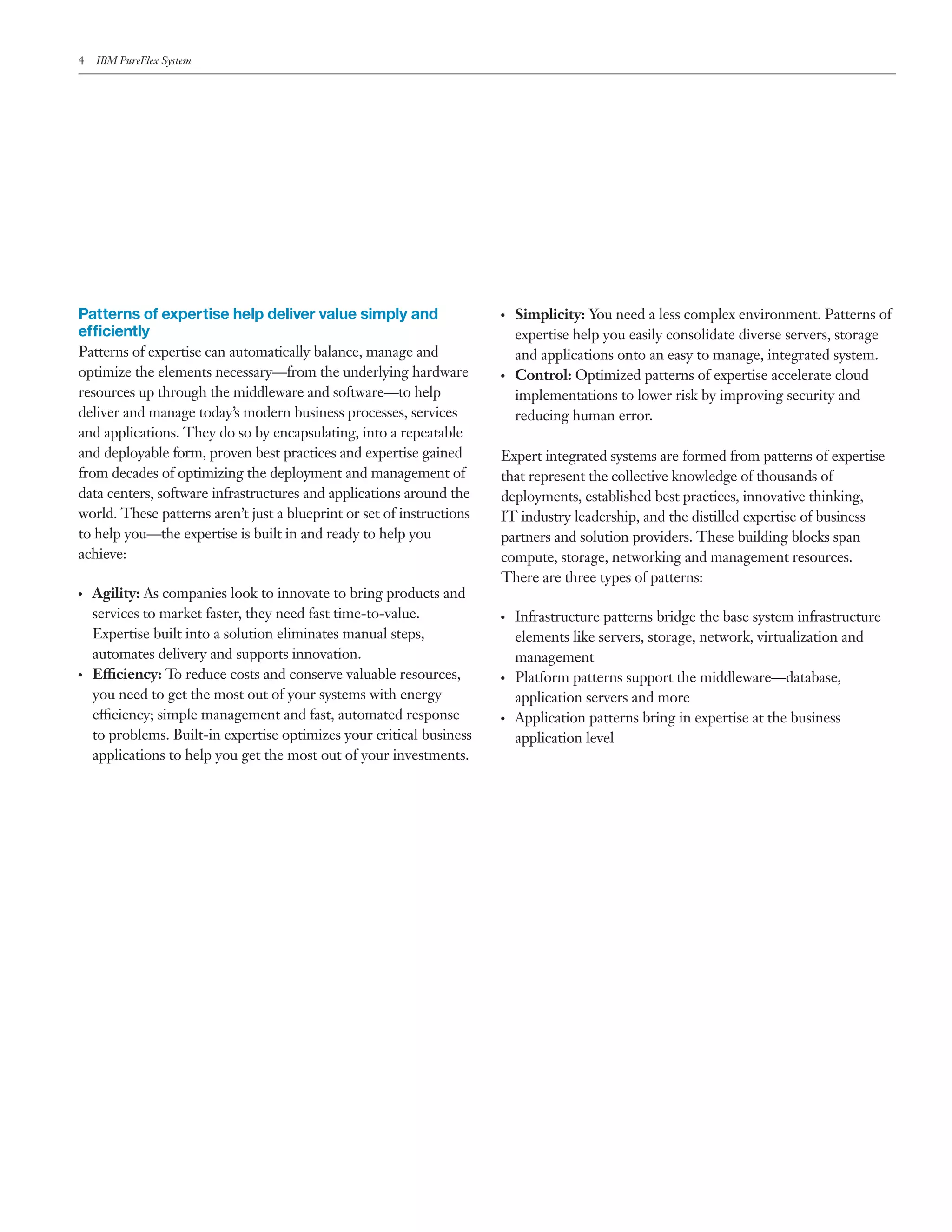 IBM Pureflex product brochure | PDF