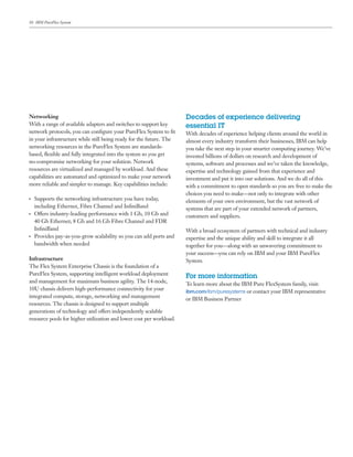 IBM Pureflex product brochure | PDF | Cloud Computing | Internet