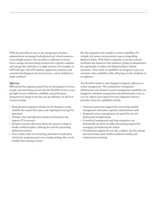 IBM Pureflex product brochure | PDF | Cloud Computing | Internet