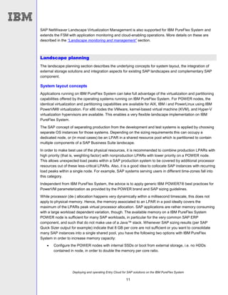 IBM PureFlex Solution for SAP Business Suite (POWER) | PDF