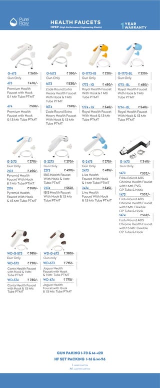 "PureFlow: High-Performance Engineering Plastic Water Taps" | PDF
