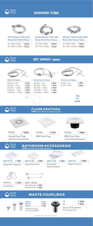 "PureFlow: High-Performance Engineering Plastic Water Taps" | PDF