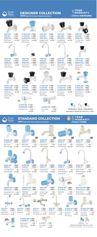 "PureFlow: High-Performance Engineering Plastic Water Taps" | PDF