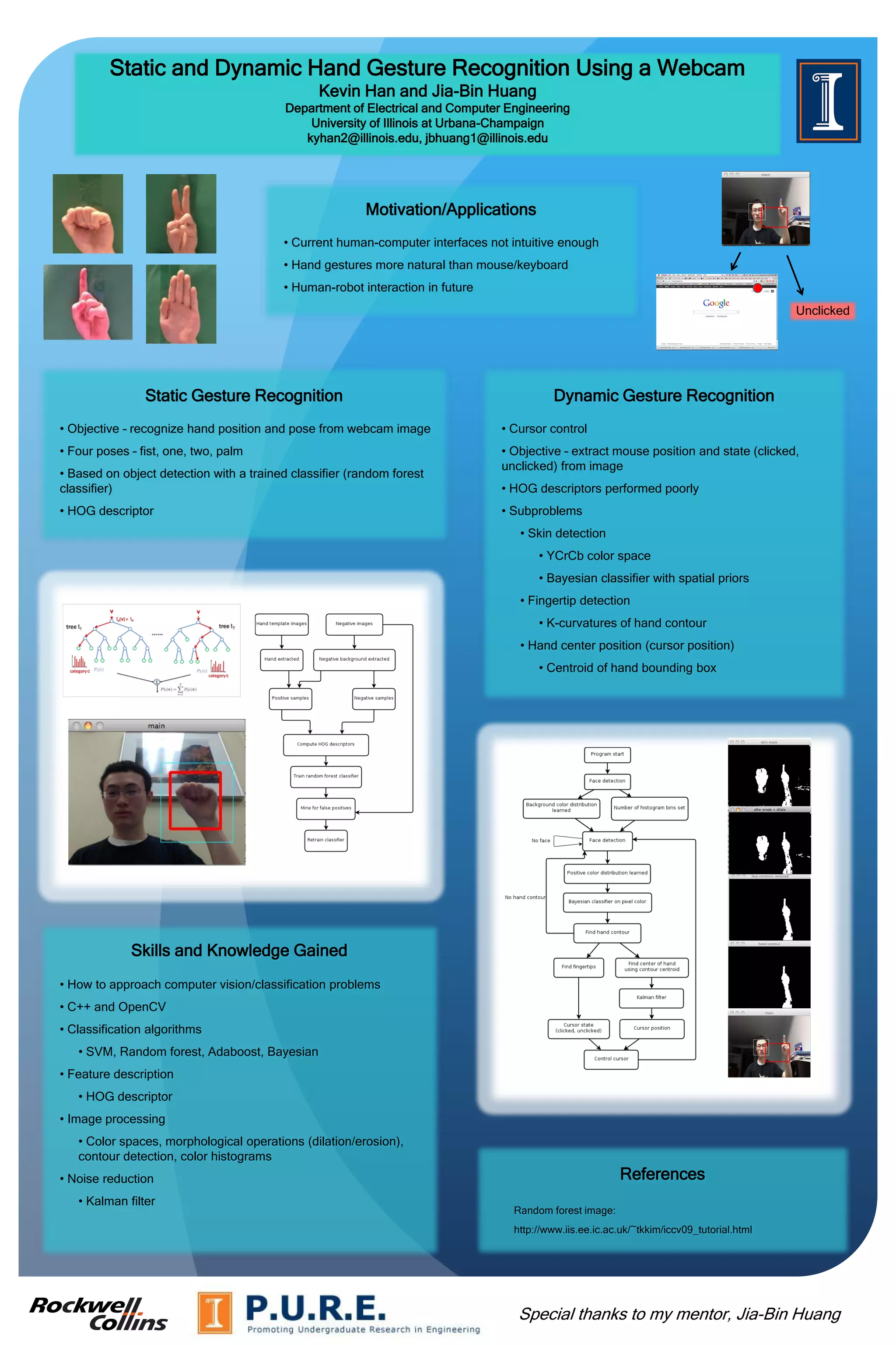 Static and Dynamic Hand Gesture Recognition | PDF