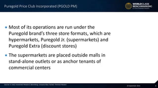 World Class Benchmarking: Puregold Price Club Incorporated (PGOLD PM) | PPT