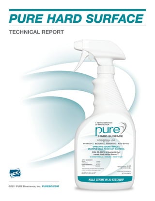 Pure Hard Surface Hospital Disinfection Binder | PDF