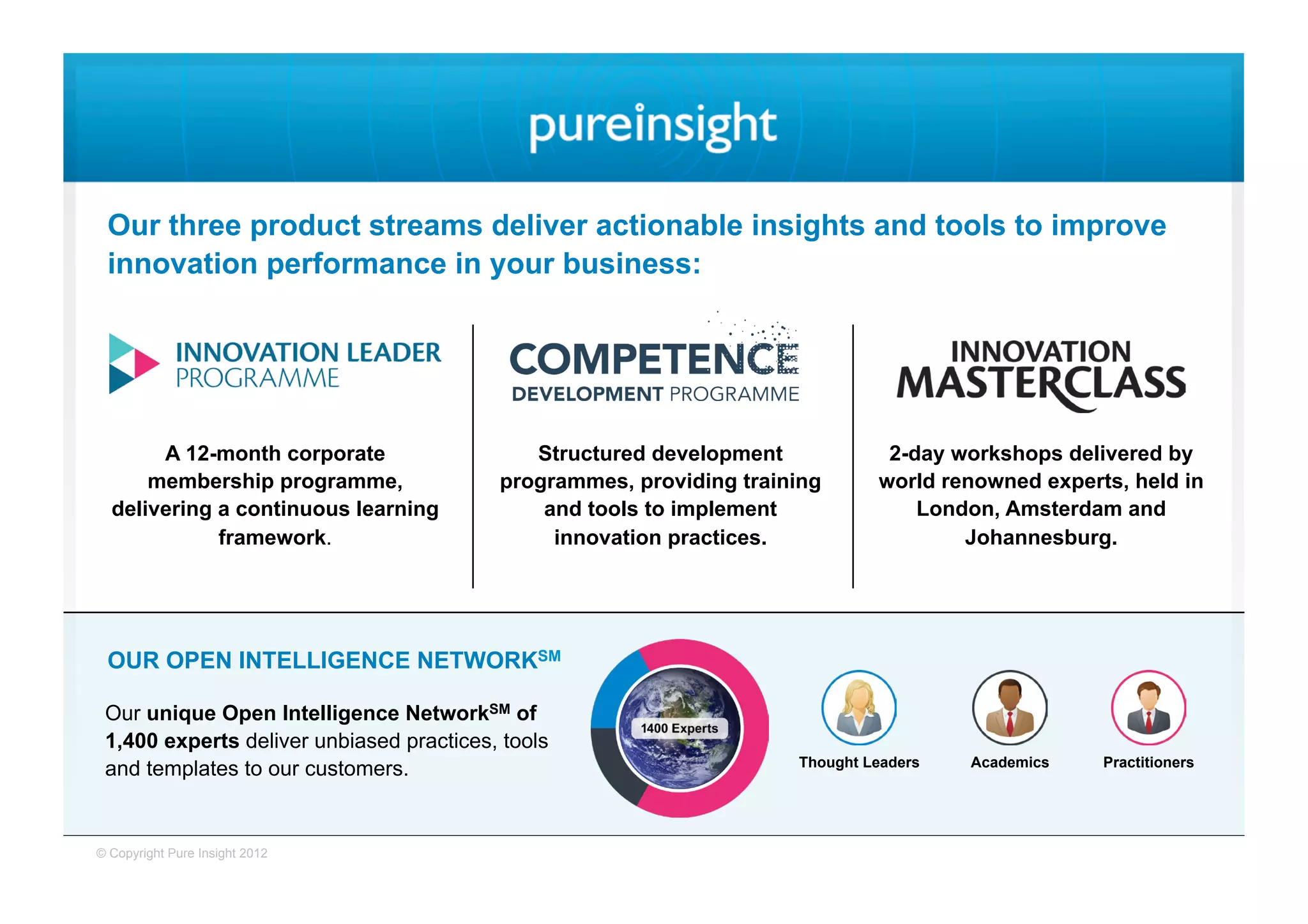 Pure Insight Overview | PPT
