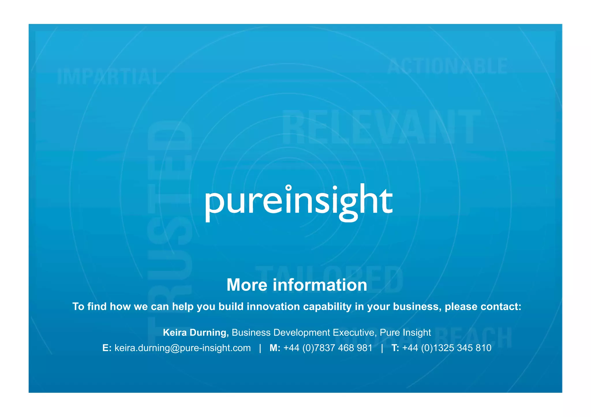 Pure Insight Overview | PPT