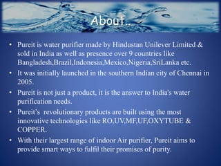 Pureit save the millions | PPTX