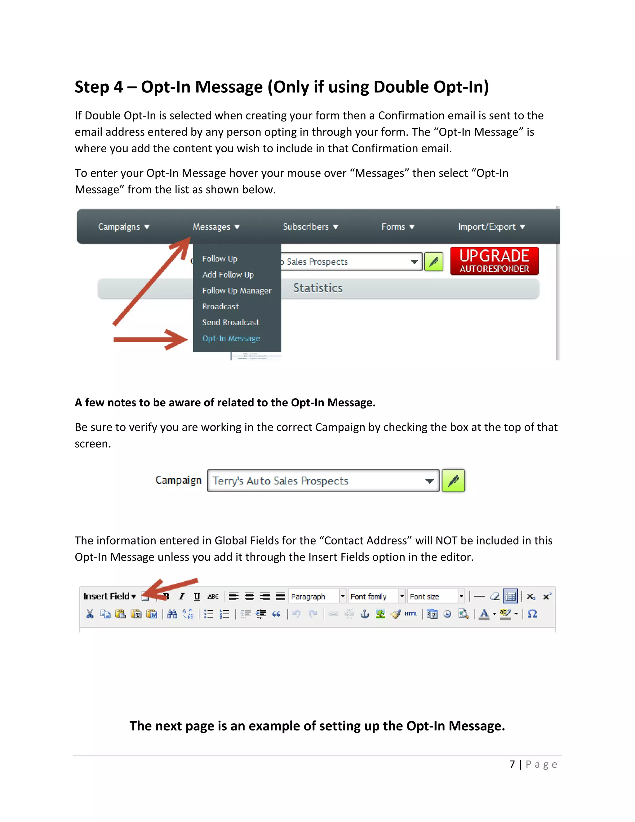 Pure leverage auto responder campaign setup procedure manual | PDF