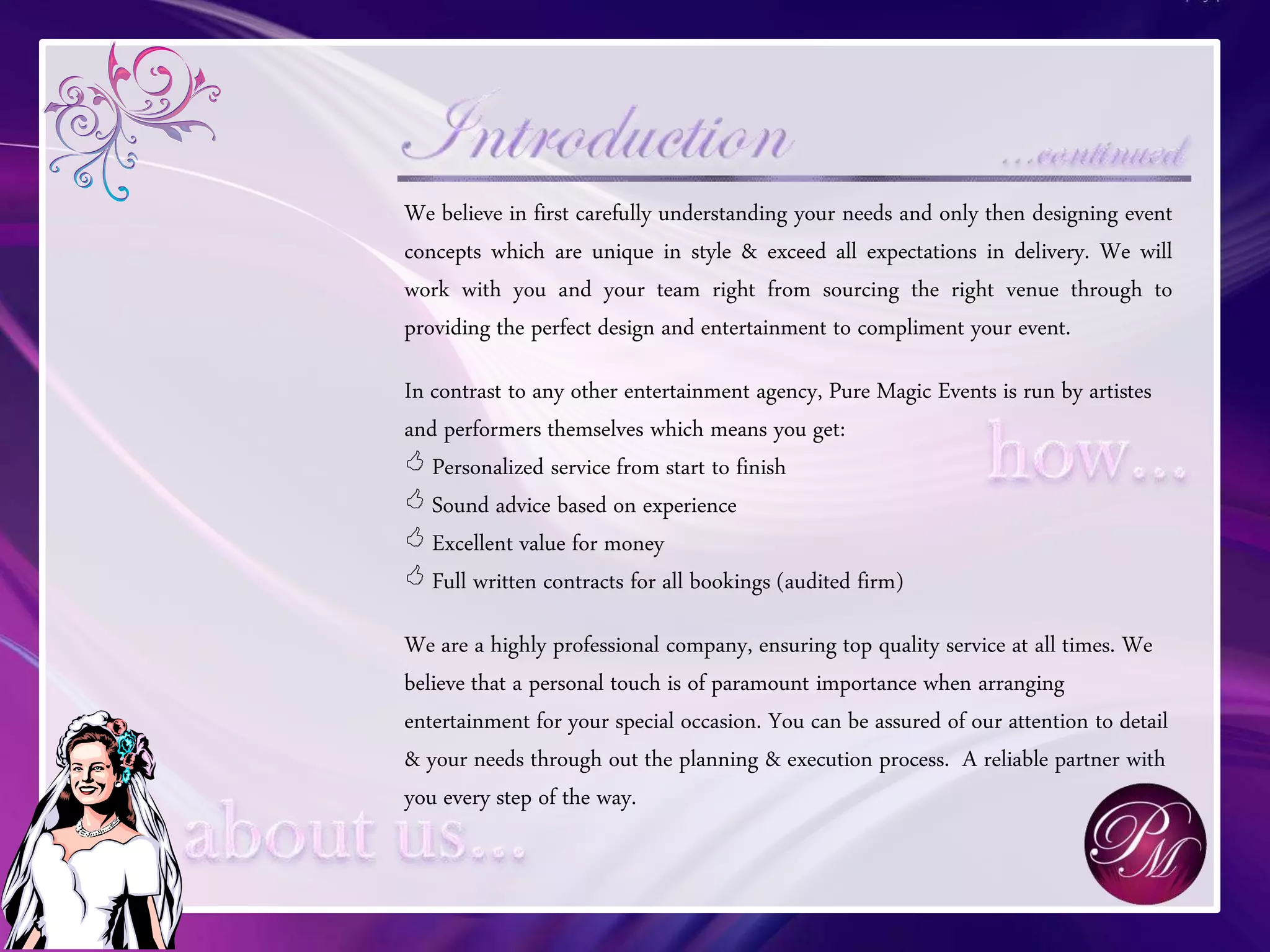 Profile - Pure Magic Events & Entertainment | PPSX