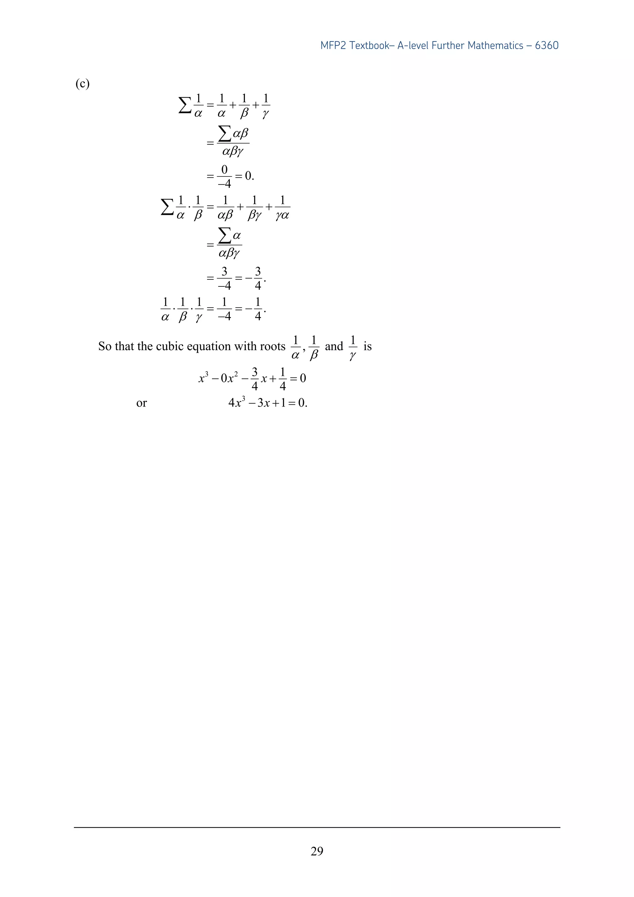 Pure Mathematics Unit 2 - Textbook | PDF