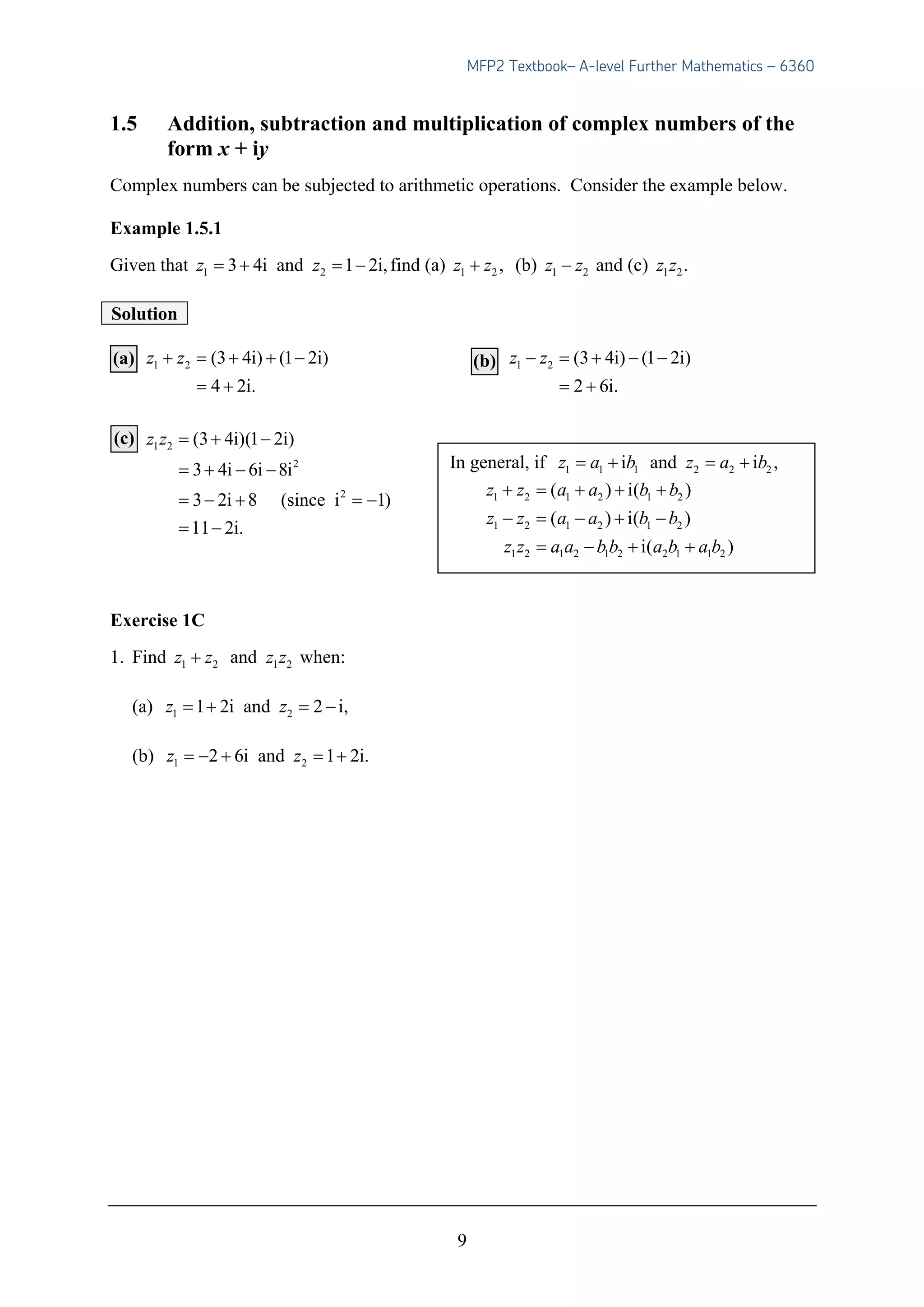 Pure Mathematics Unit 2 - Textbook | PDF