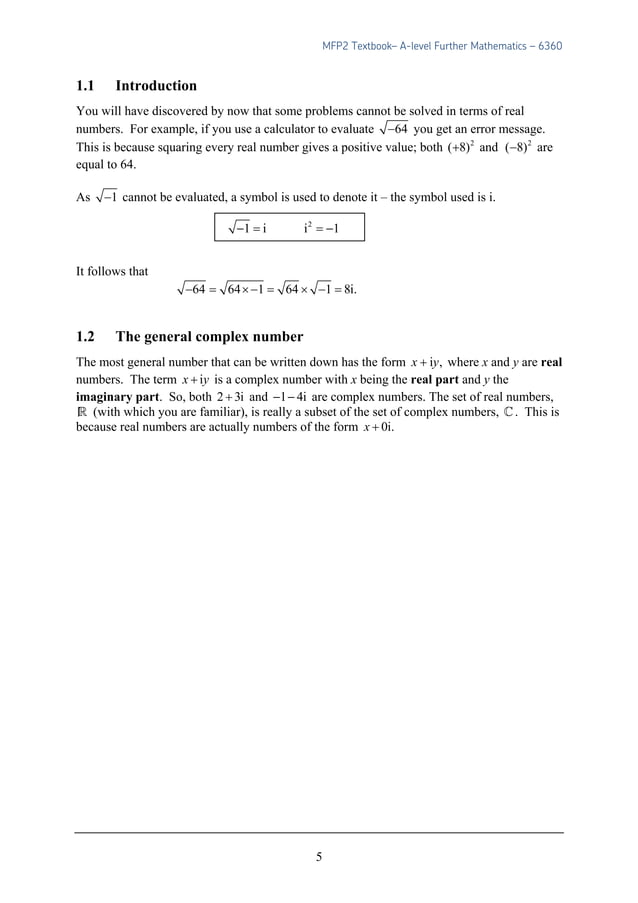 Pure Mathematics Unit 2 - Textbook | PDF