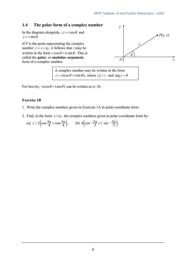 Pure Mathematics Unit 2 - Textbook | PDF