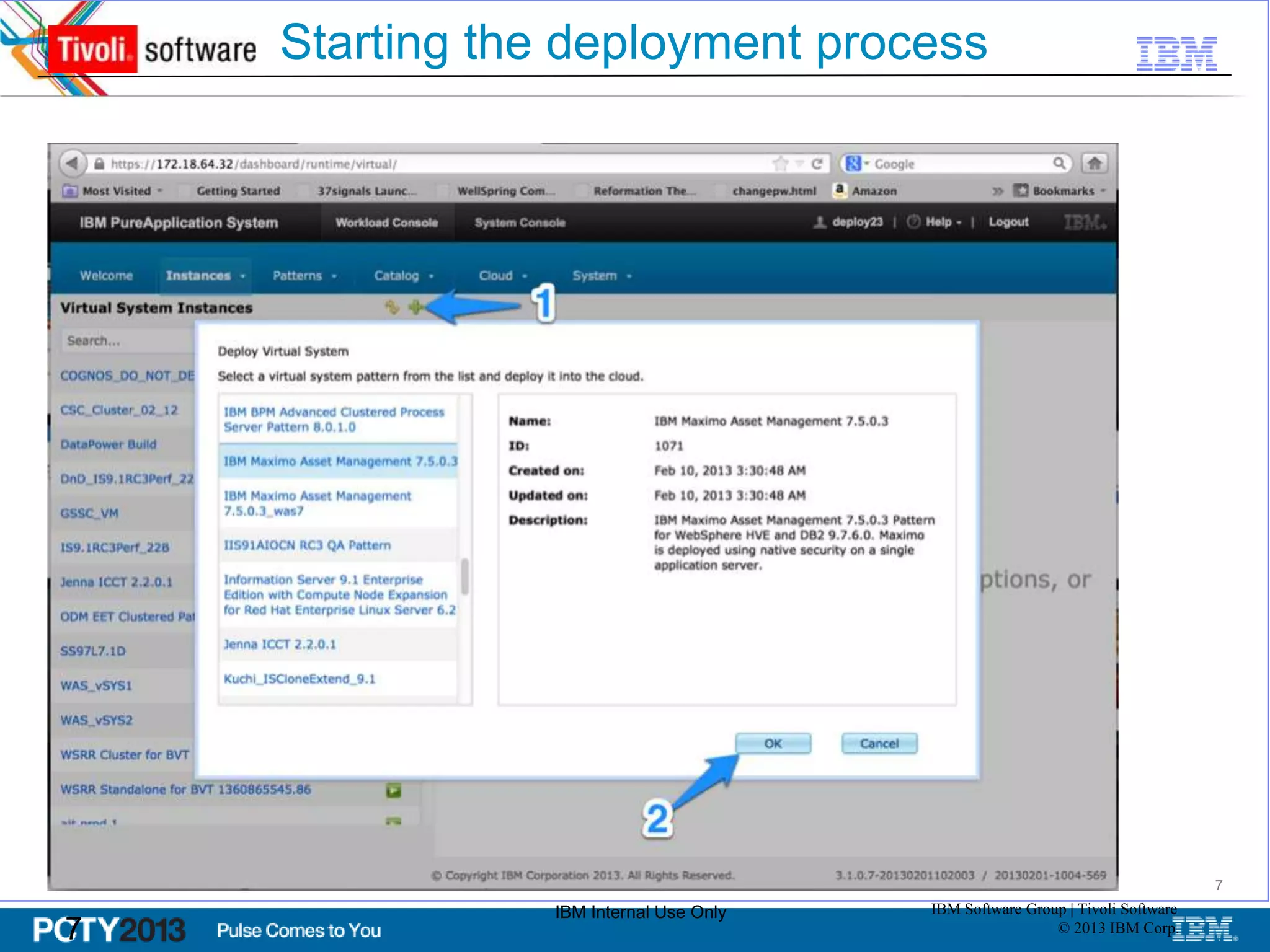 IBM PureApplication System and Maximo | PPTX