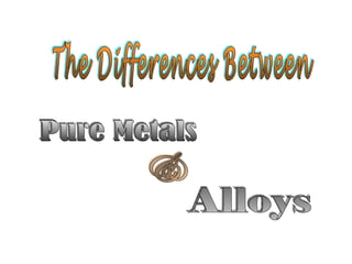 Pure metal and alloy | PPT
