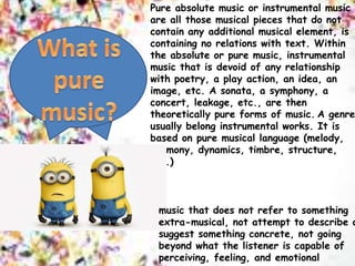 Pure music | PPT