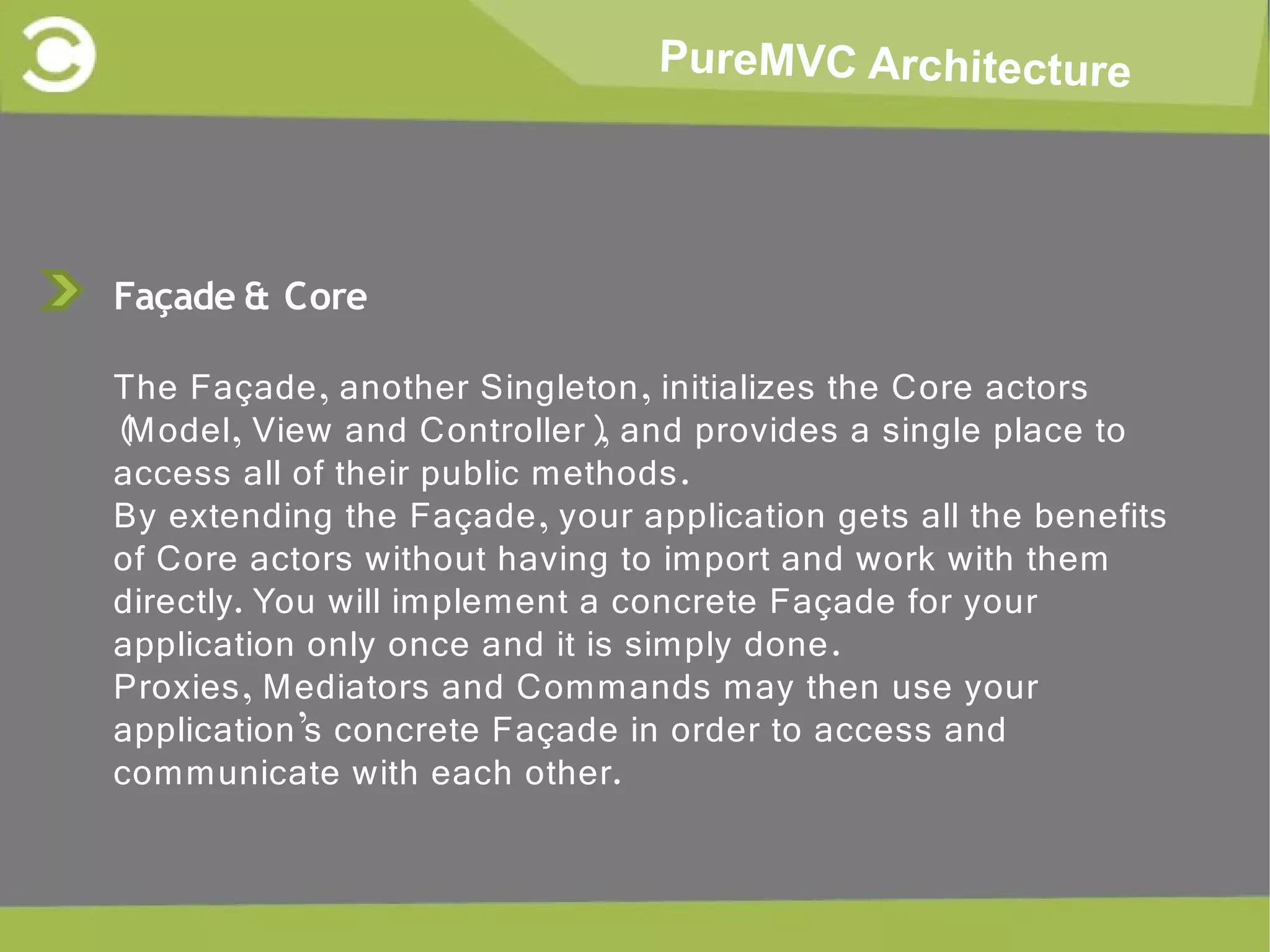 Architecting Actionscript 3 Applications Using Puremvc Ppt