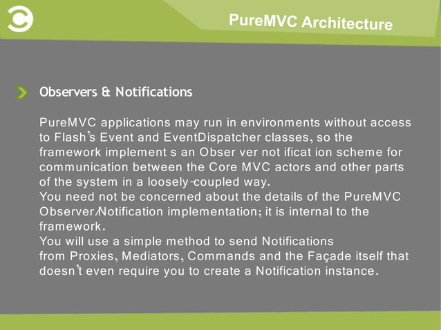 Architecting ActionScript 3 applications using PureMVC | PPT