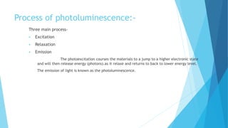 Photolumiscence | PPTX