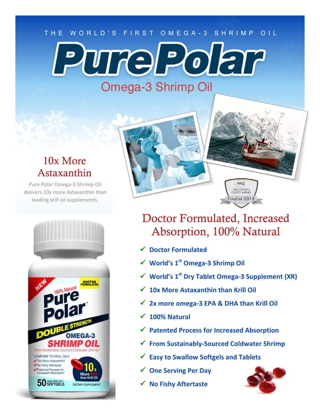 Pure Polar Omega 3 Astaxanthin shrimp oil | PDF | Healthy Cooking and ...