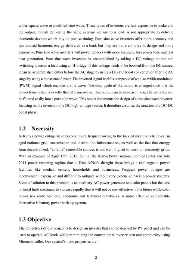 Design and Development of 1000W pure sine wave inverter using EGS002 SPWM module. | PDF ...
