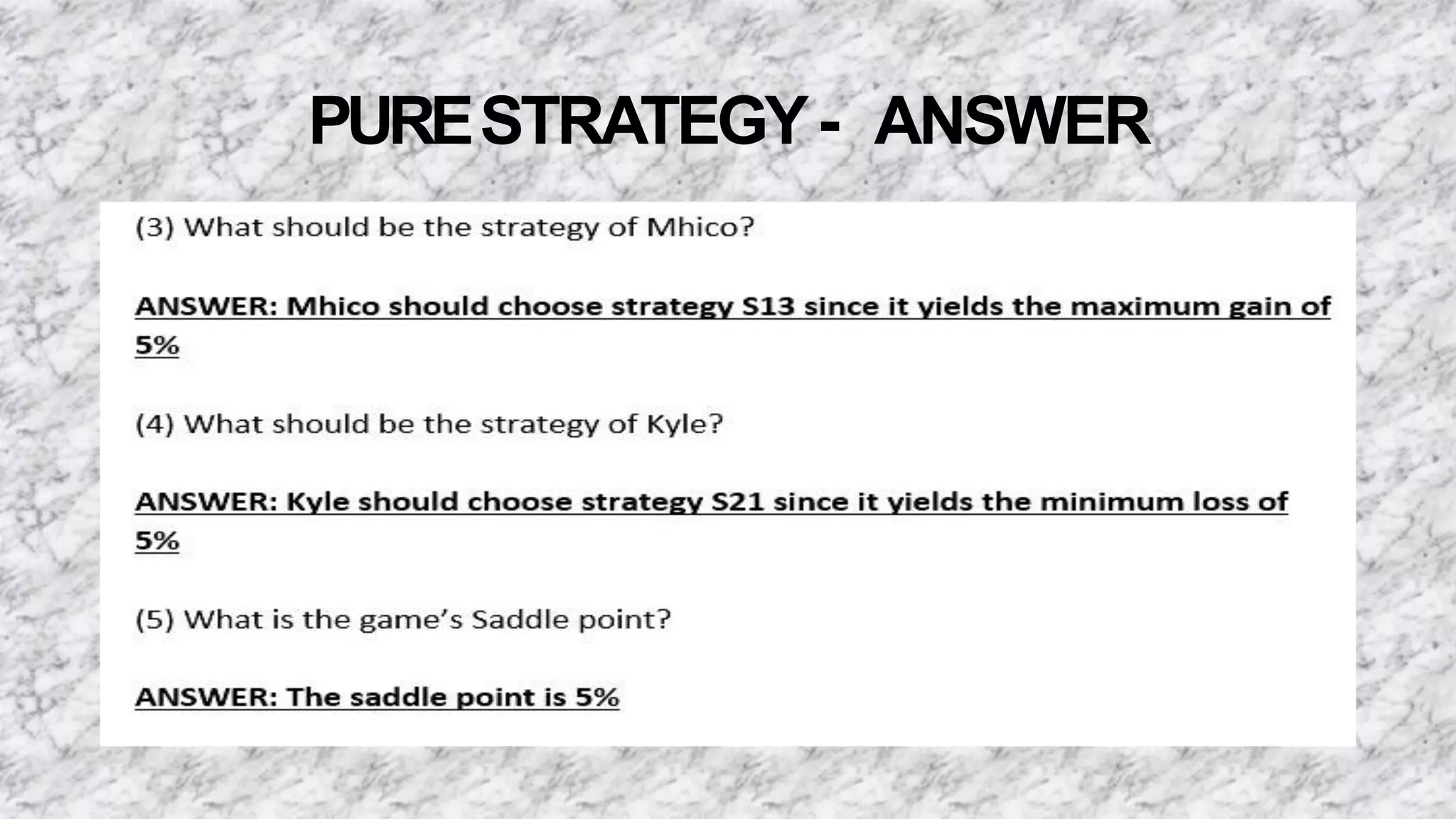 PURE STRATEGY - EXERCISE.pdf