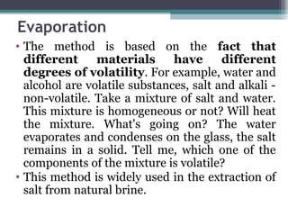 Pure substances and mixtures | PPT