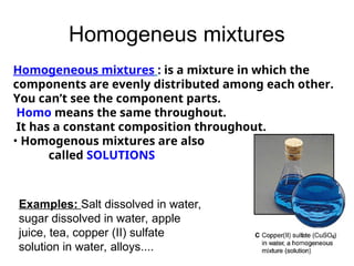 Pure SubstancesMixtures and Solutions.ppt