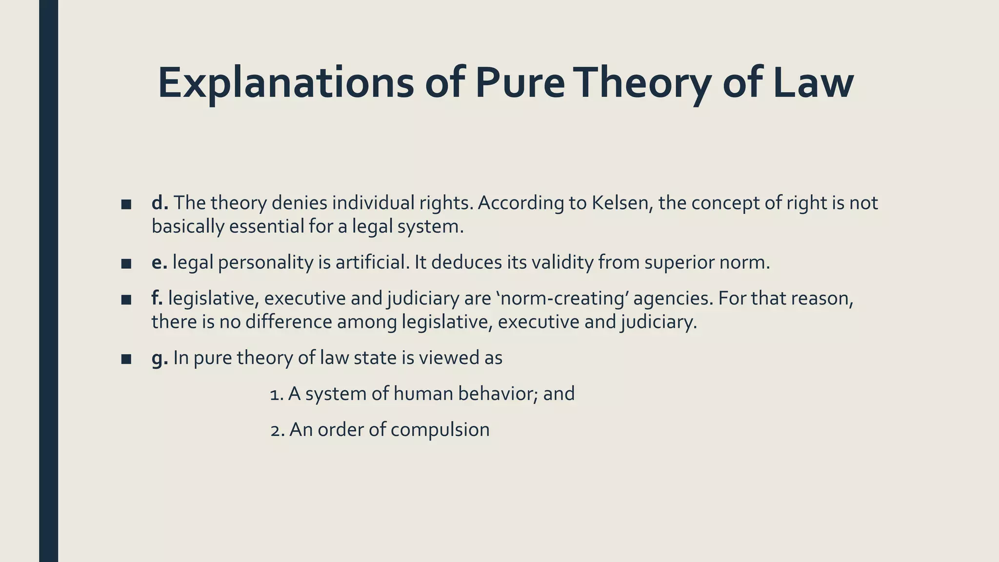Pure theory of law | PPTX