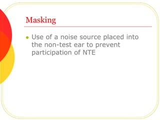 Pure tone audiometry | PPTX