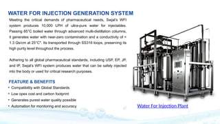 Pure Water Generation for Pharmacutical Industry by SWJAL PROCESS.pptx