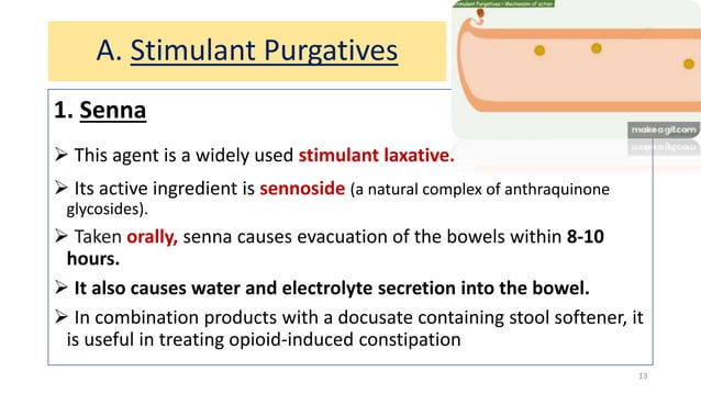 Purgatives & Laxatives, by Baqir Naqvi.pptx | Digestive Disorders ...