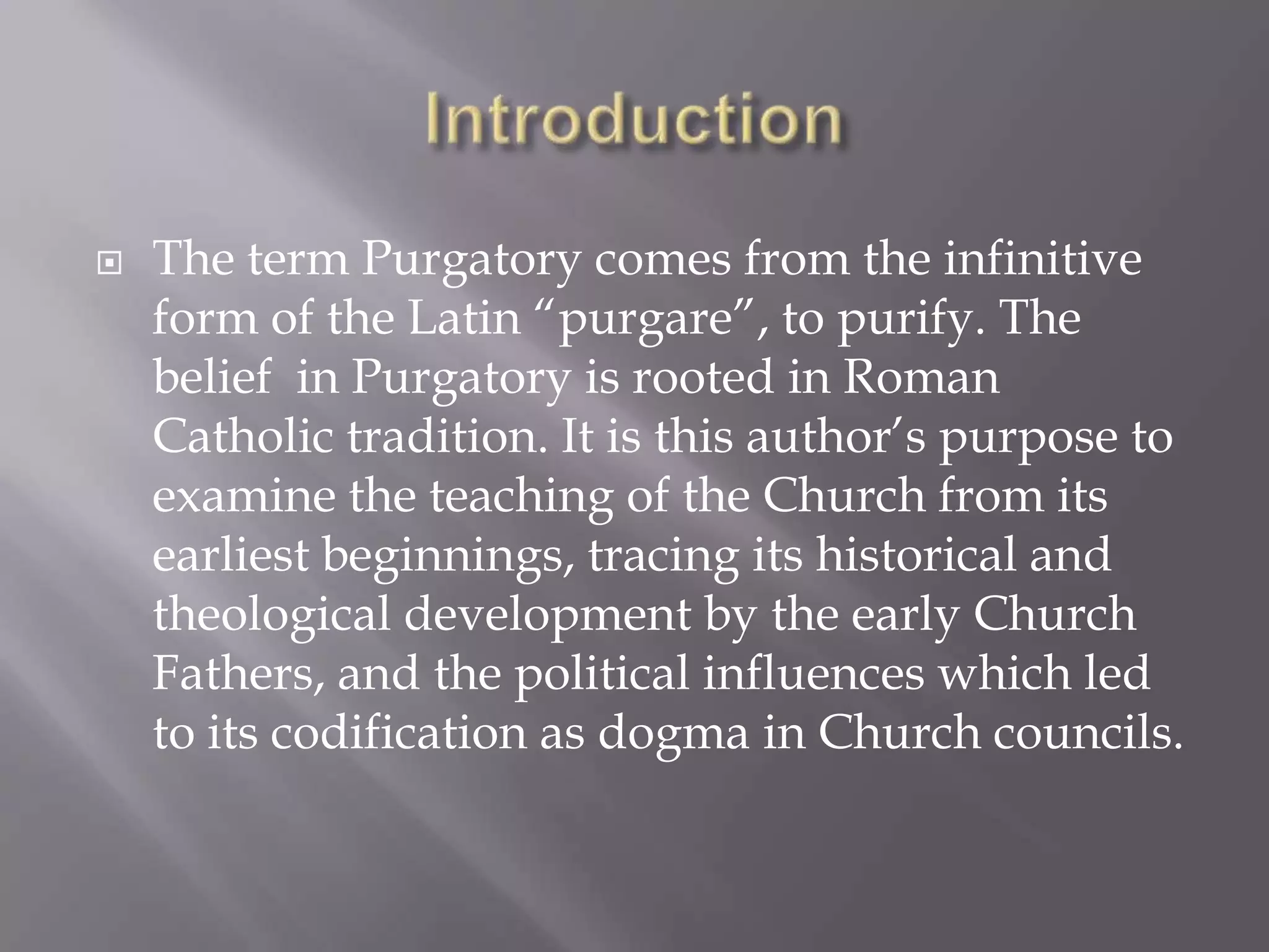 Purgatory (Upddated | PPTX