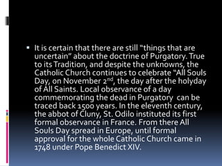Purgatory part 1 ... introduction & early biblical concepts | PPTX
