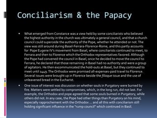 Purgatory... part 4...the councils... florence and lateran v | PPTX