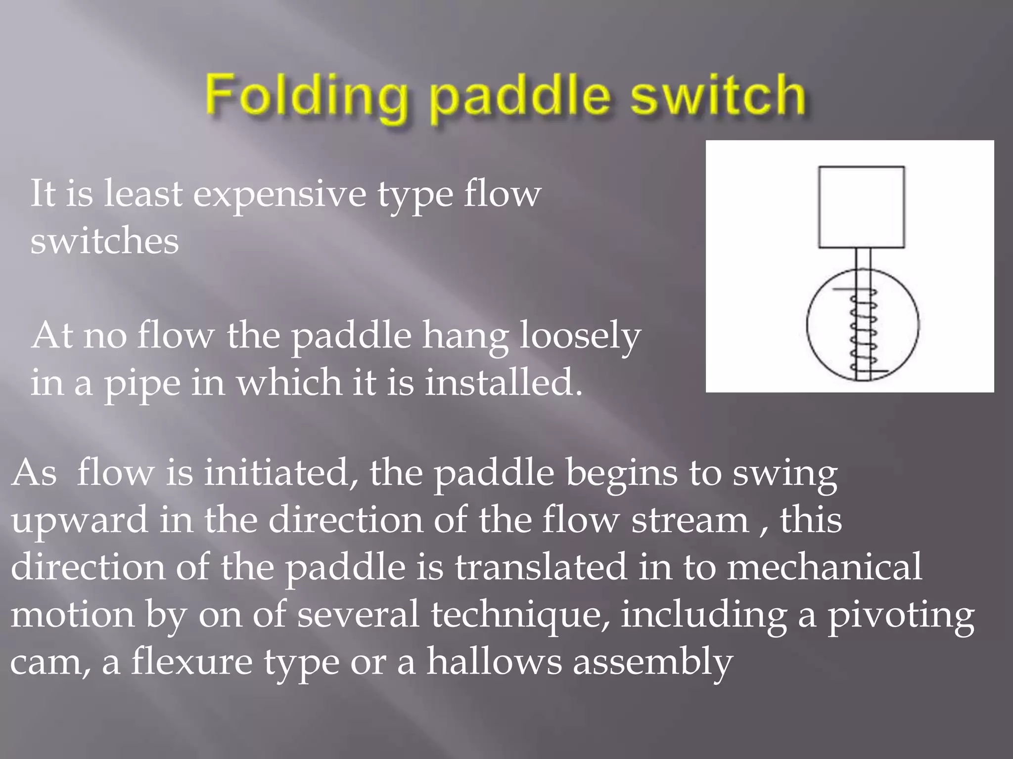 Purge flow regulator and flow switches | PPTX