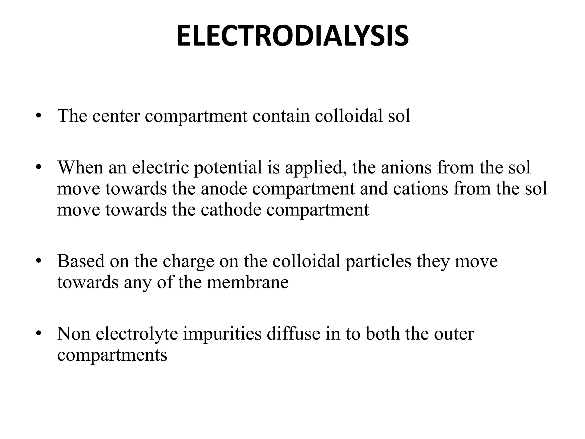 Purification of colloidal dispersion | PDF