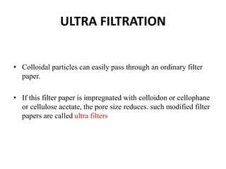 Purification of colloidal dispersion | PDF