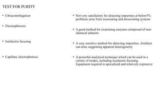 isolation and purification of enzymes presentation | PPTX