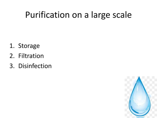 Purification of water | PPTX | Geology | Science