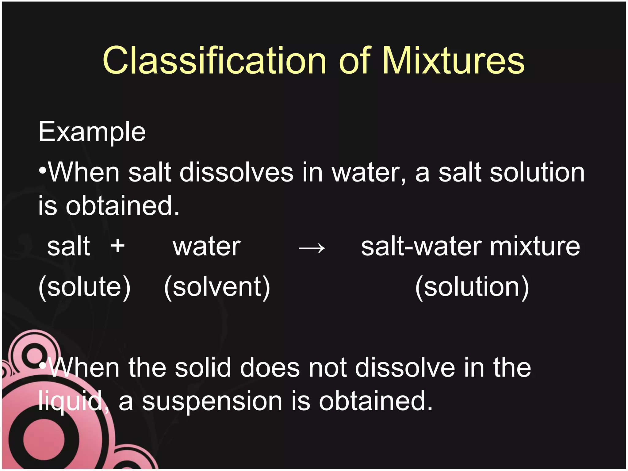 Separation of Mixtures | PPT