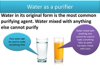 The Purifying agents-water, sun | PPTX
